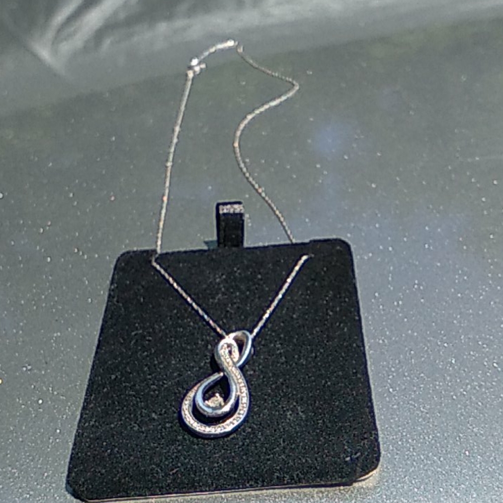 Kay Infinity Symbol Sterling Silver Necklace - Gem